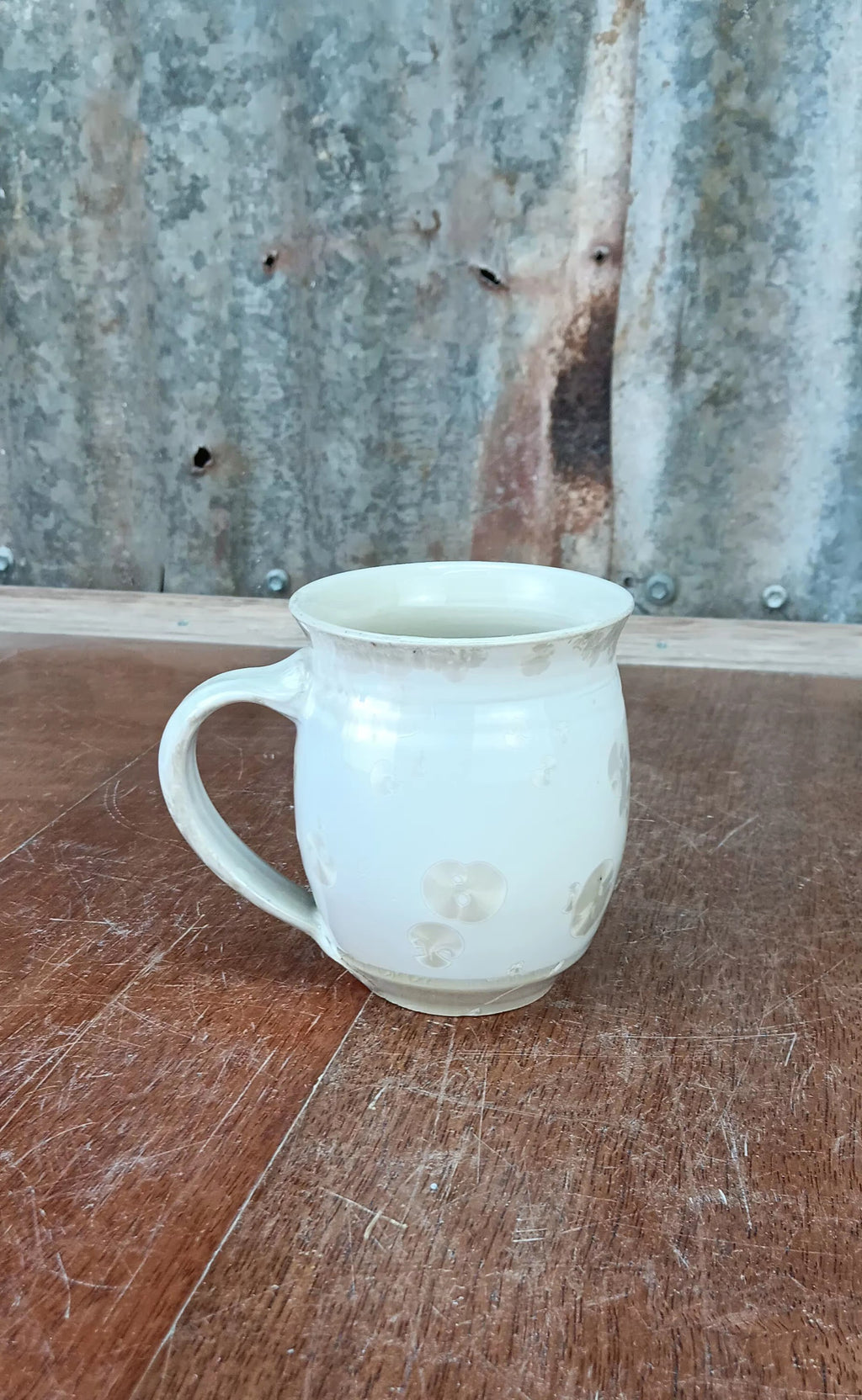 Mugs - Crystalline - White – Peter Wallace Pottery